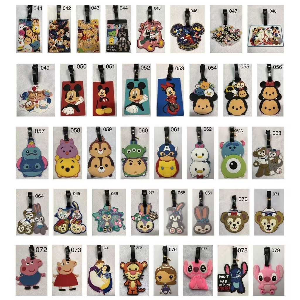 Travel Essential Ready Stock Identification Tag Star Delu Mickey Mouse ...