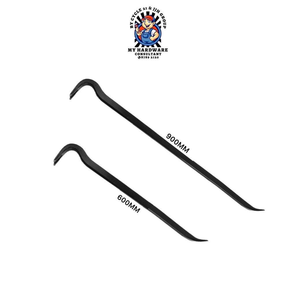 SG FAST DELIVERY Heavy Duty Durable Construction Crowbar Flat Head ...