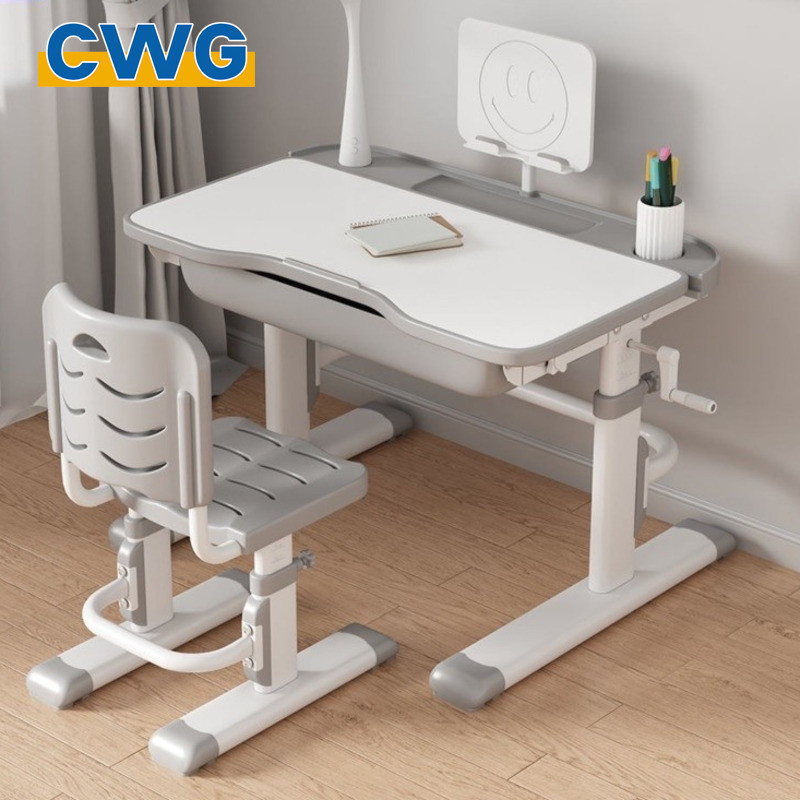 Study Chair Study Table With Shelves Foldable Table Lamp Study Desk ...