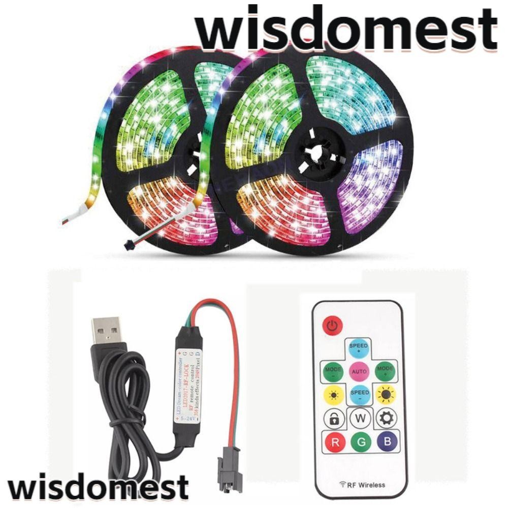 WISDOMEST LED Light Dimmer, 3Pin Jack RF Wireless LED Strip Controller ...