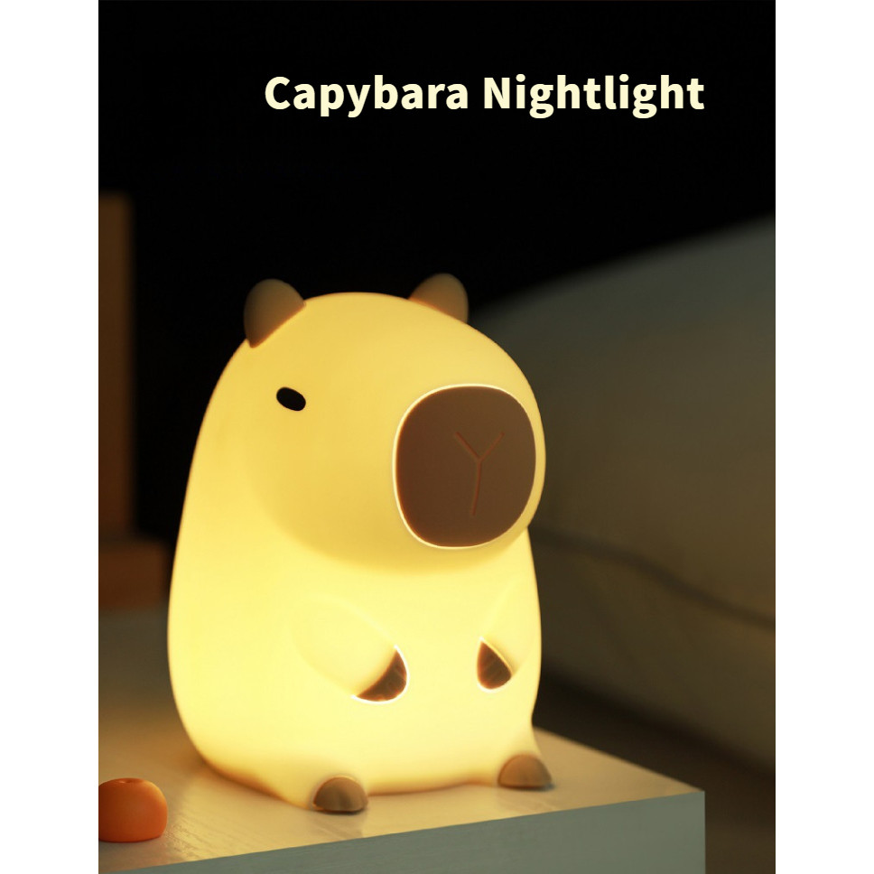 Capybara Small Night Light Bedroom Decoration Creative Holiday Gifts ...