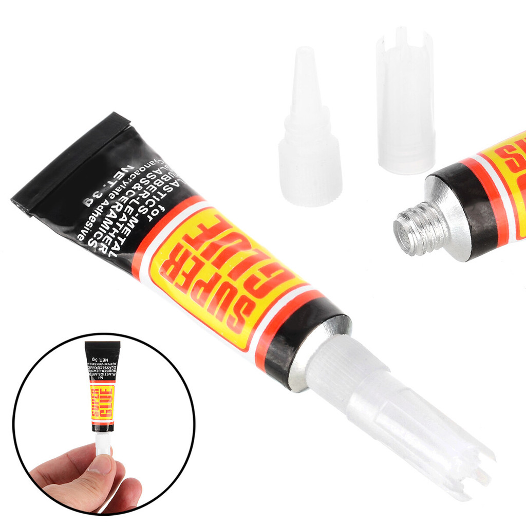 12pcs Super Glue Drying Glue Strong Adhesive Sealant Fix Glue Nail Free ...