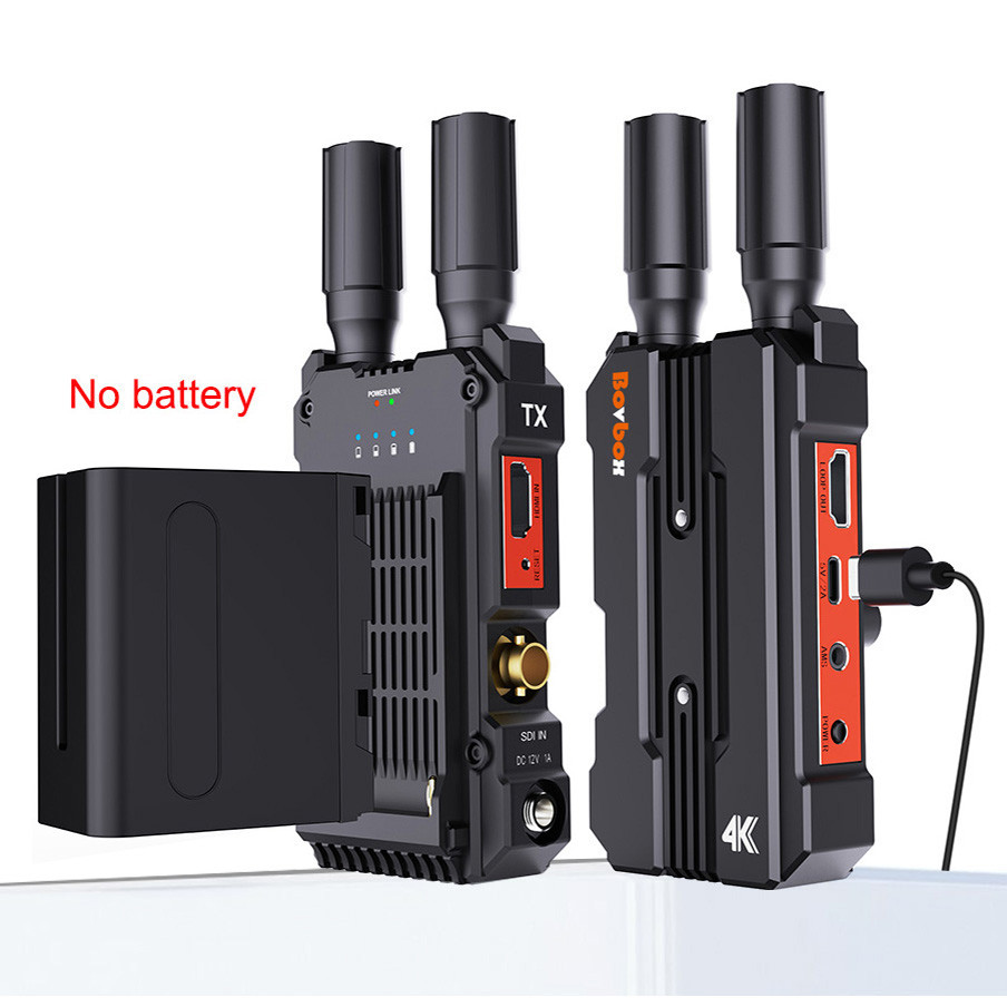 5G 4K Wireless Transmission System 200M SDI HDMI Video Transmitter and ...
