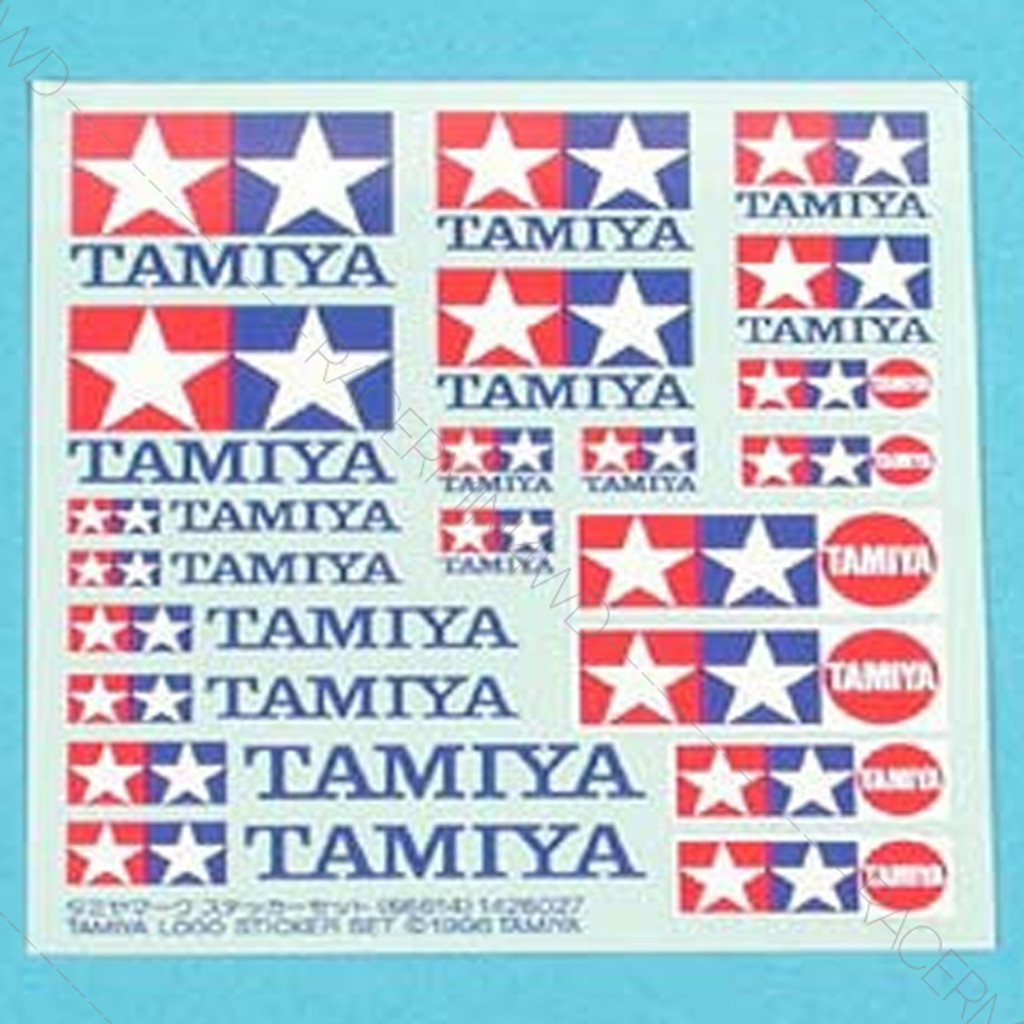 TAMIYA 66614 Logo Sticker Set (90x100mm) | Shopee Singapore