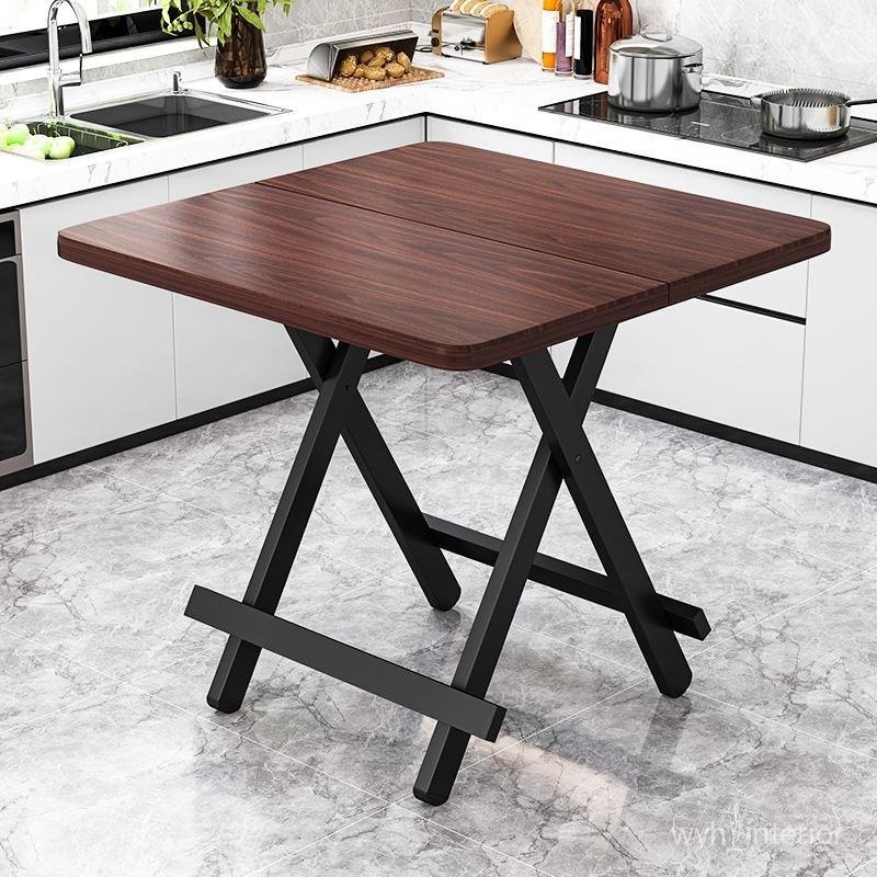 Foldable Table Dining Table Household Simple Rental Stall Portable ...