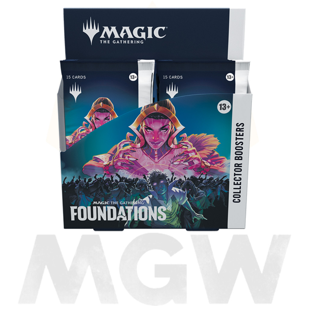 (Ready Stocks) MTG Magic The Gathering Foundations English Collector Booster Box Factory Sealed ...
