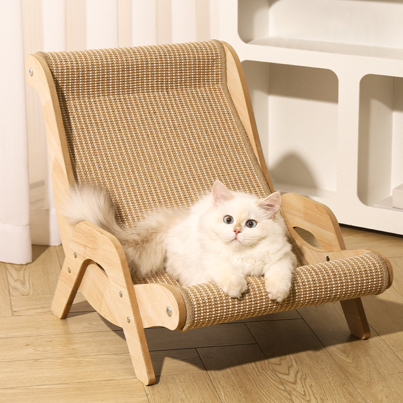 Sisal Cat Lounge Chair Hammock Cat Chair Pet Toy Cat Grab Board Cat ...