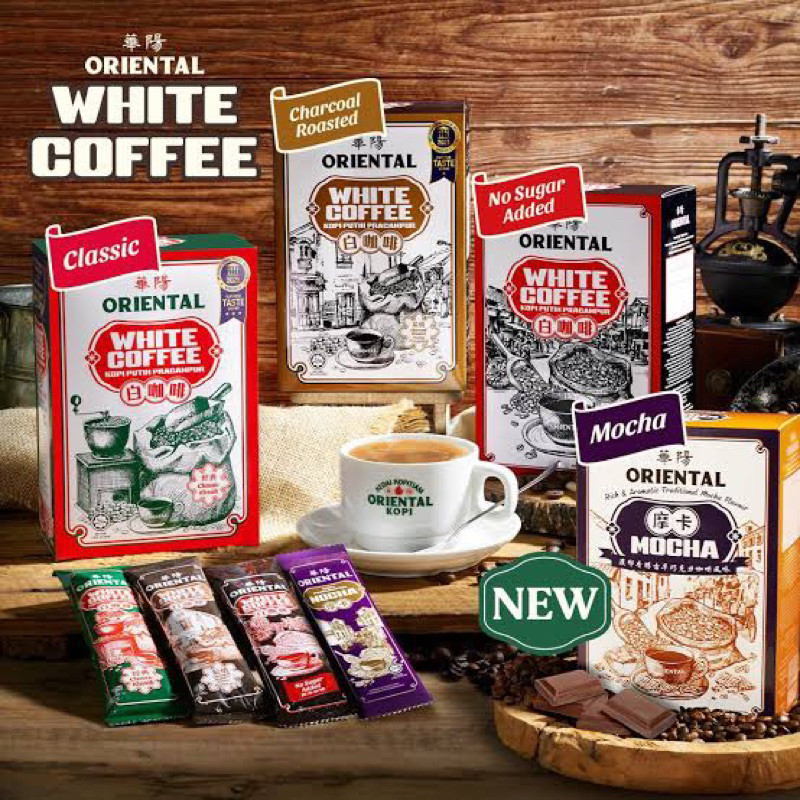 Oriental White Coffee Kopi 華陽 白咖啡 (9 flavors) & Mocha | Shopee Singapore