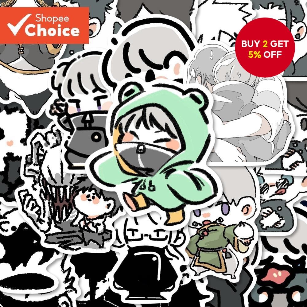 80 pcs Unique Creative Anime Stickers, Cartoon Vinyl Stickers ...