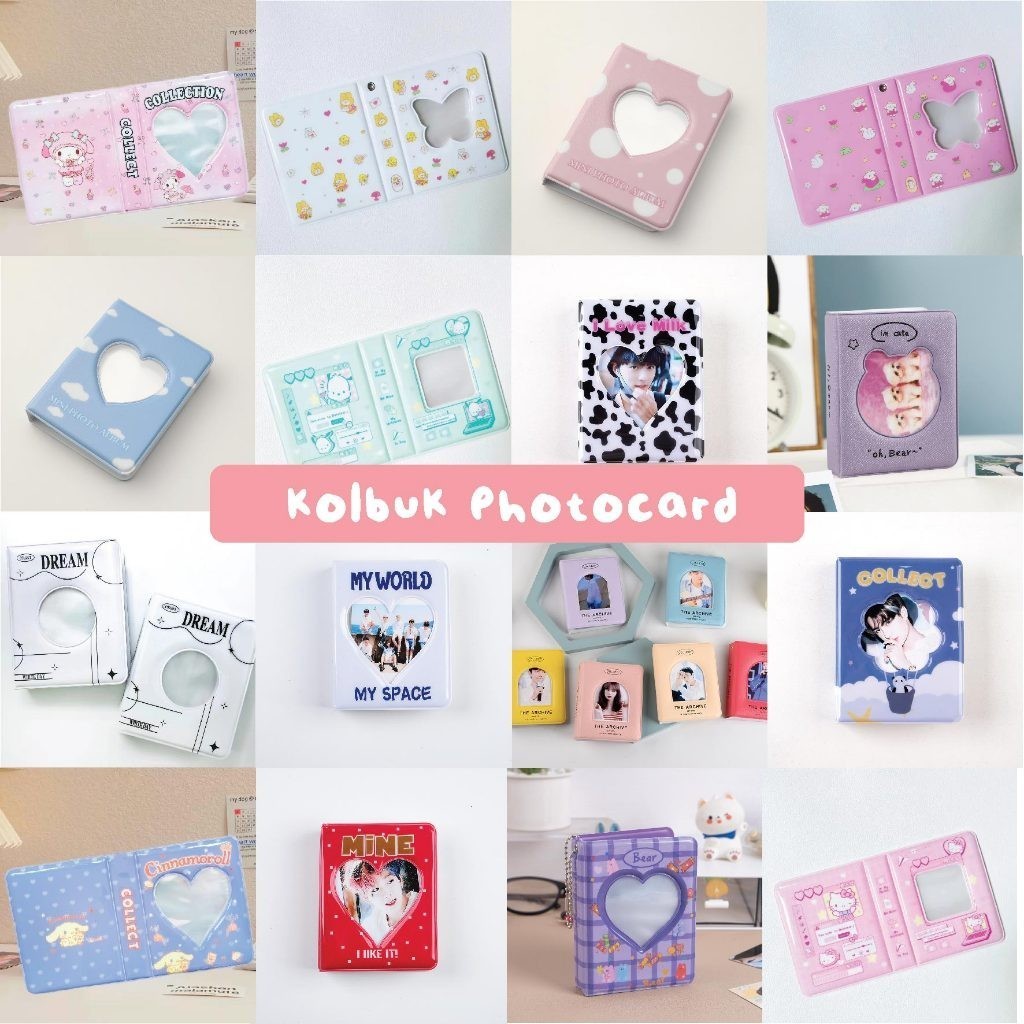 Kolbuk Topper Photo Album Card Polaroid Mini Photo Album 3 Inch Cute ...