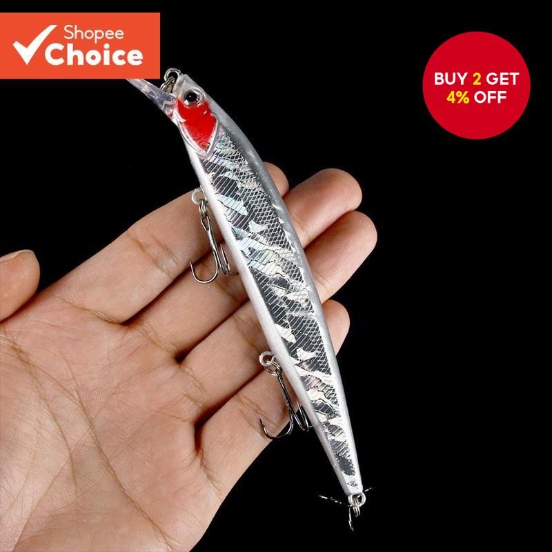 HENGJIA 1Pcs 14cm 18g Floating Fishing Lures Big Minnow Hard Bait ...
