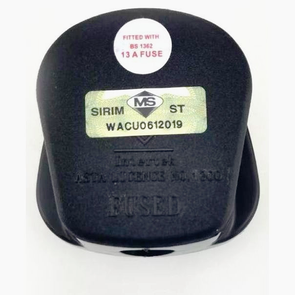 Sirim Pro SMK 13 Amp 3 Pin Safety Plug Top Socket | Shopee Singapore