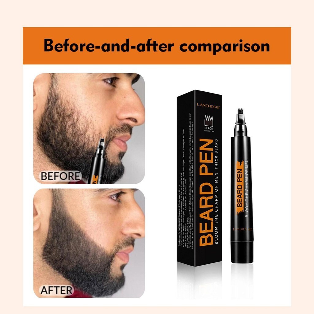 Beard Pencil Hairline Pencil and Beard Filler Pen Beard Makeup and ...