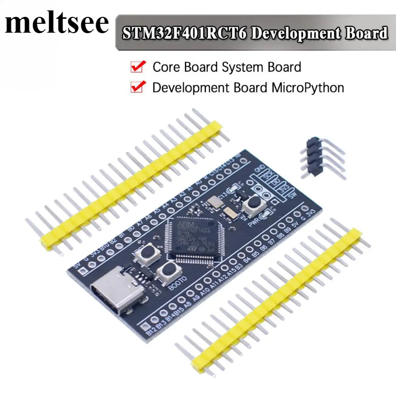 STM32F401RCT6 Minimum System Development Board STM32 ARM Core Learning Board Module MicroPython ...