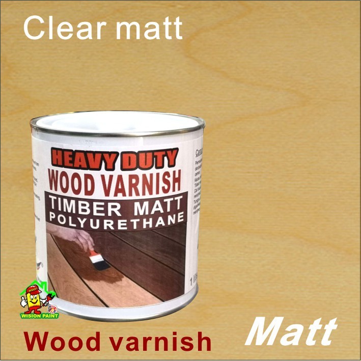 CLEAR MATT ?HEAVY DUTY? 1L ( MATT TIMBER VARNISH POLYURETHANE ) Wood ...