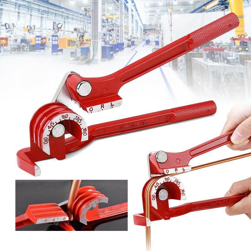 Air Conditioner Pipe Bender Set Wrench Copper Tools 180 Degree Round ...