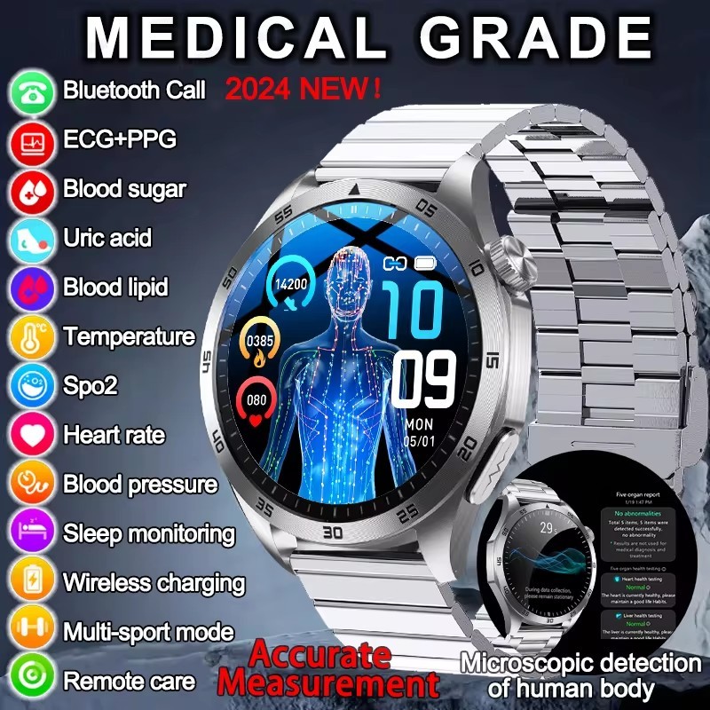 2025 New Man Medical Grade Blood Pressure Measurement Health Smart ...