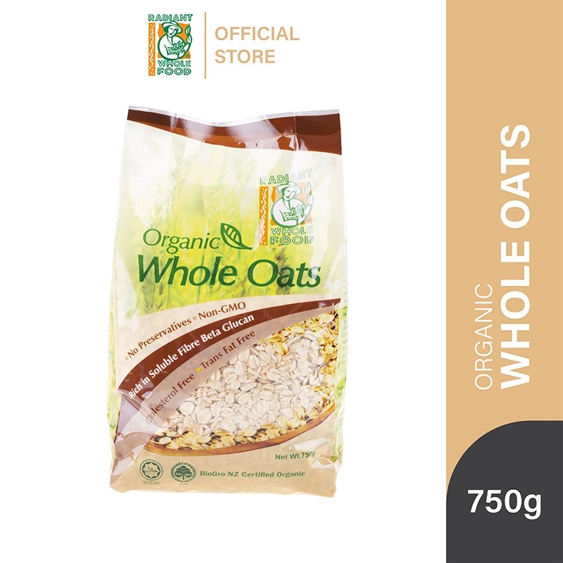 Radiant Organic Whole Oats (750g) | Shopee Singapore