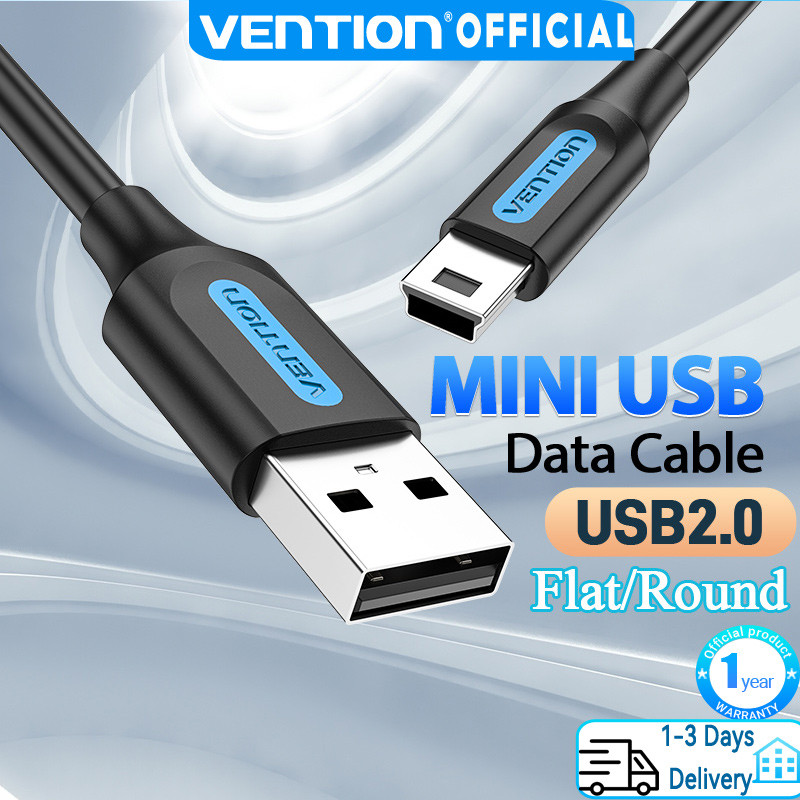 Vention Mini USB Cable USB A to Mini USB Cable 5 Pin 480Mbps Male to ...