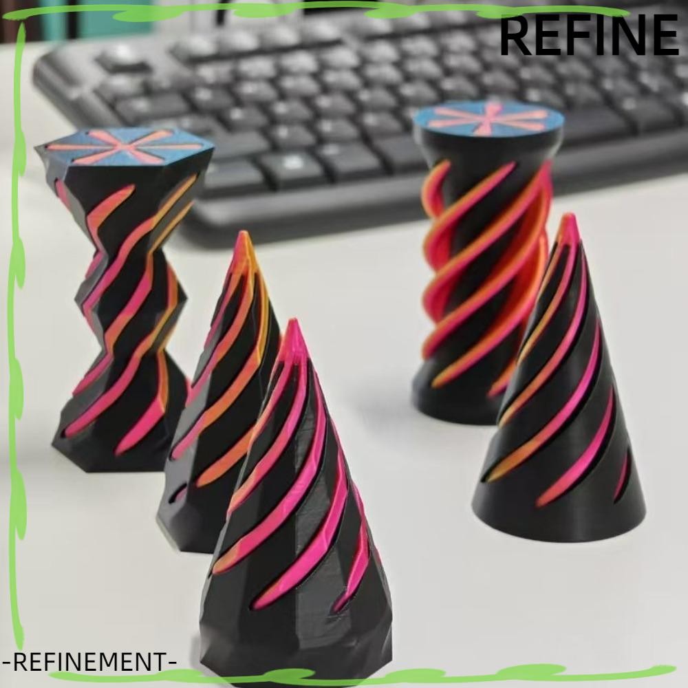 REFINEMENT Spiral Cone Fidget Toy, Math Games Vortex Thread Illusion ...
