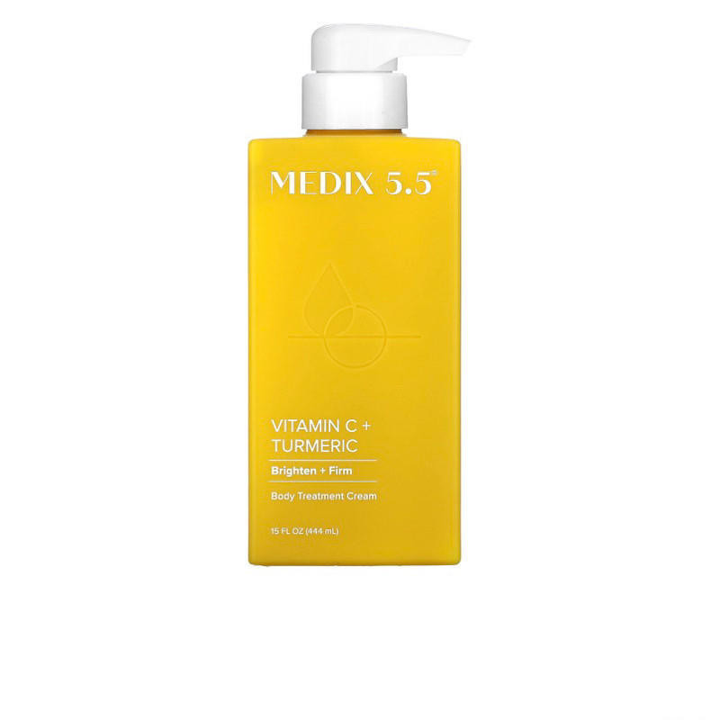 【SG Shipment】Medix 5.5, Vitamin C + Turmeric, Firming + Brightening Body Cream, 15 fl oz (444 ml ...