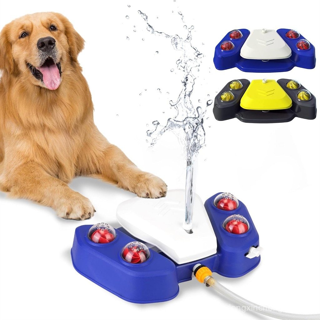 Dog Water Fountain Step On, Outdoor Paw Activated Water Fountain for ...