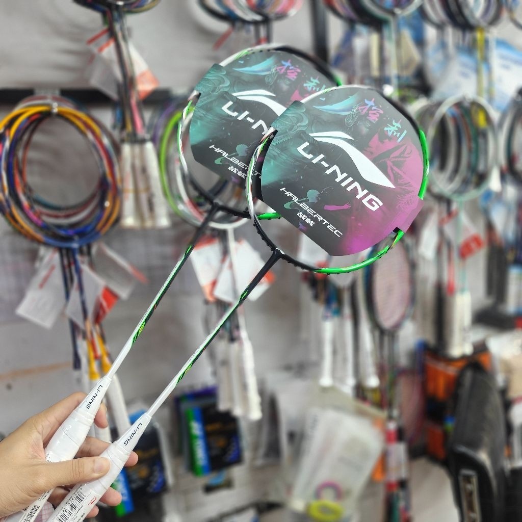 Genuine Lining Halbertec 3000 4u badminton racket | Shopee Singapore