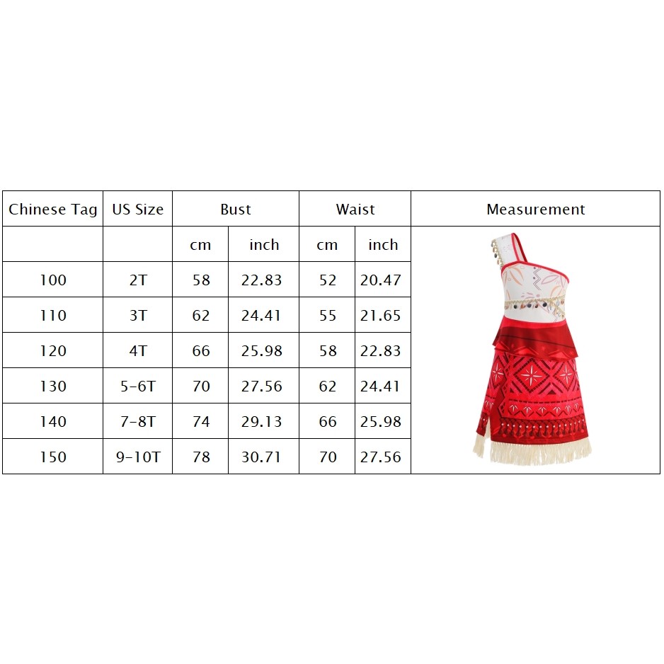 Disney Movie Moana 2 Inspired Princess Vaiana Costume Voyager Adventure ...