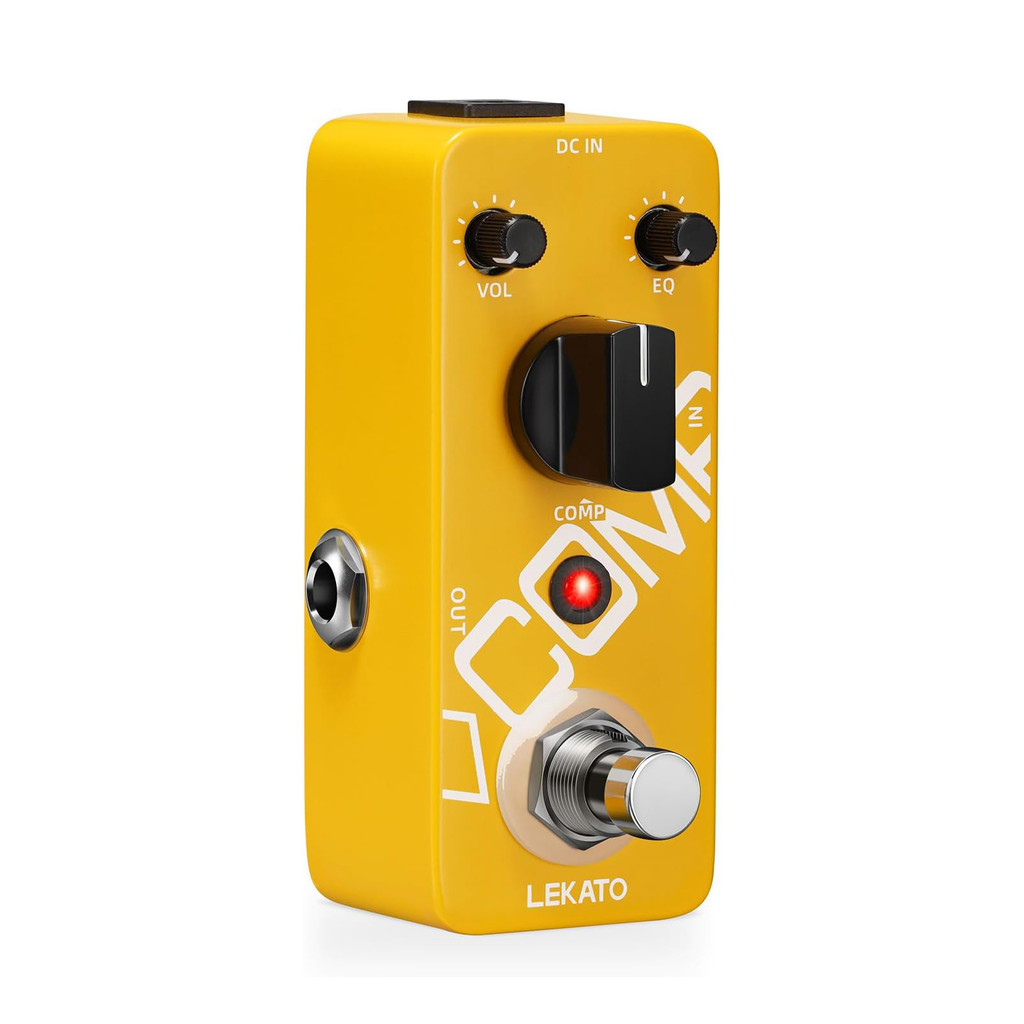 LEKATO Compressor Pedal Yellow Comp Mini Portable Compression with True ...