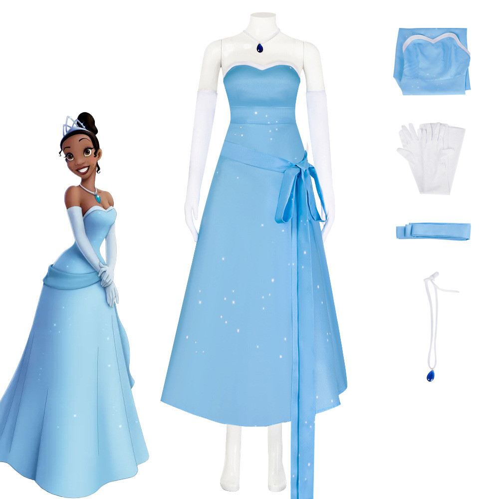 Princess and Frog cos Princess Diana cosplay Costume Animation Movie ...