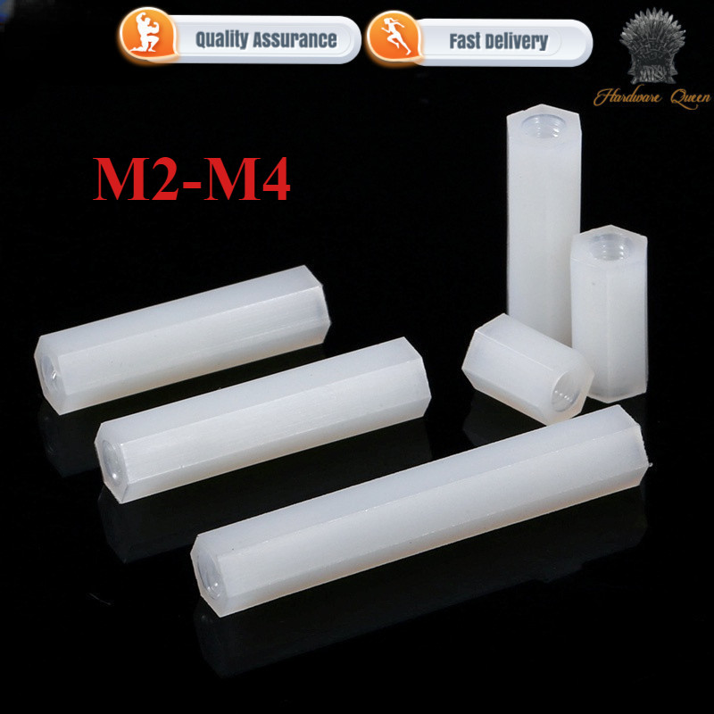 [9QN3] Nylon Column Isolation Column White Black Plastic Support Column ...
