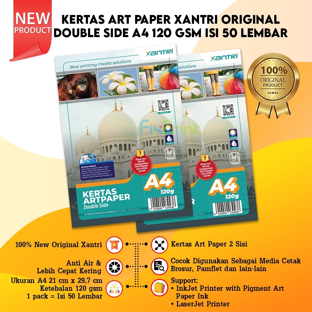 Paper Art Paper size A4 A5 Thickness 120gsm Contents 50 Sheets 210gsm ...