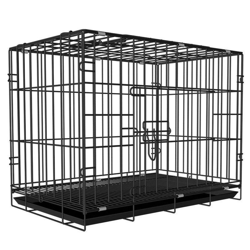 Steel Chicken Cage Rabbit Cage Dog Cage Small Pet Steel Cage Black ...