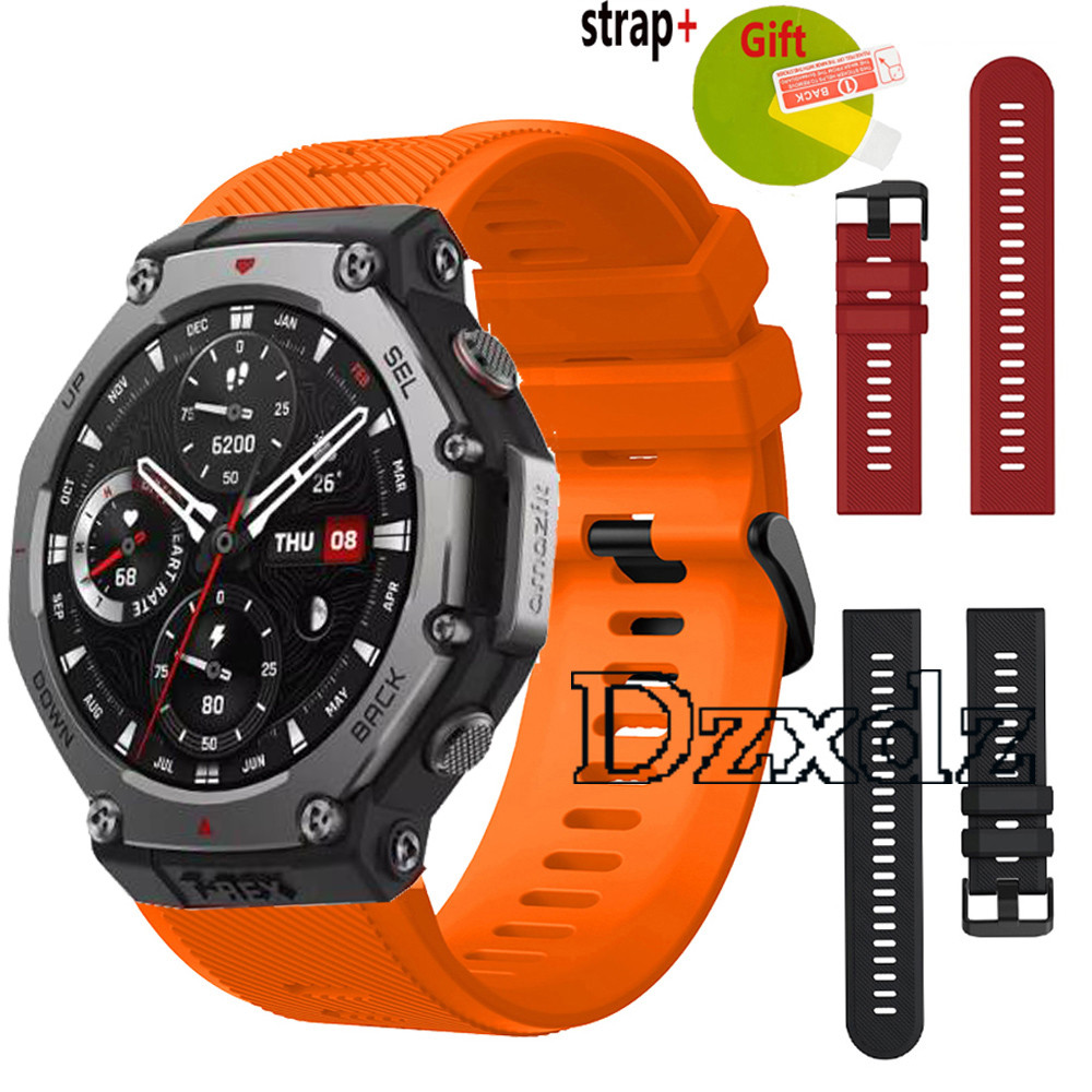 For Amazfit T-Rex 3 Strap Smart Watch T Rex 3 Silicone Band Wristband ...