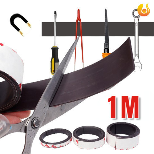 1M/Roll Multi-function Adhesive-backed Magnetic Tape-Creative DIY ...