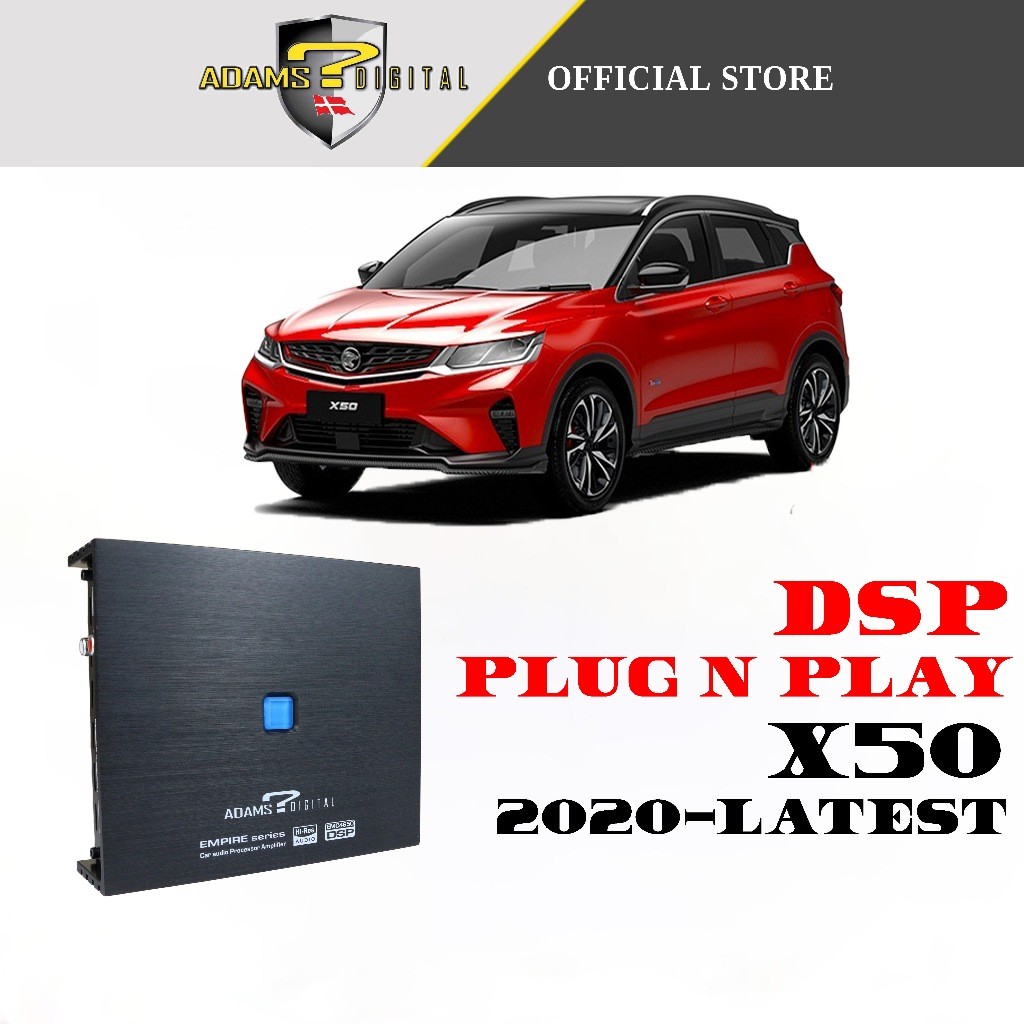 Adams Digital DSP Proton X50 Plug n Play PNP 4 Hi Input 6 Out Dsp ...