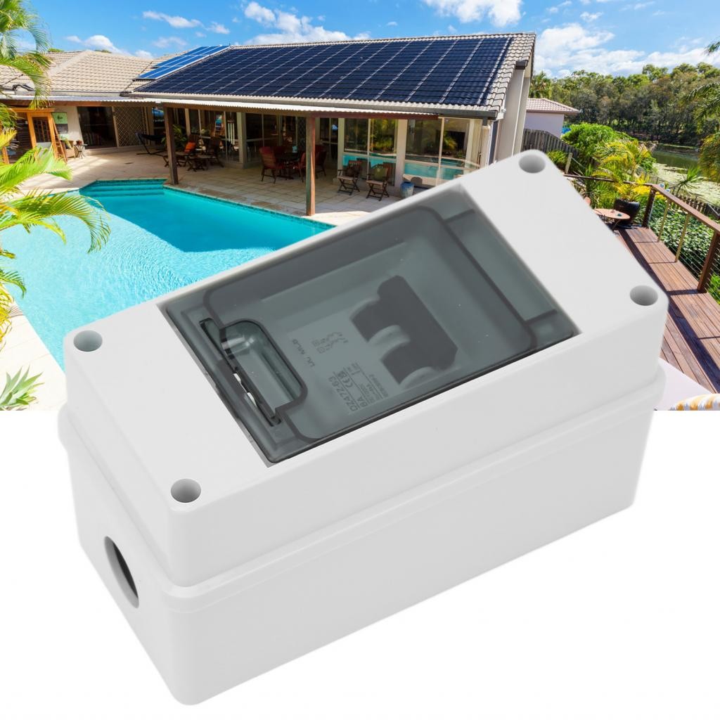 Nearbuy Circuit Breaker Home MCB Pa66 IP65 Waterproof Box 1000V DC 6A ...