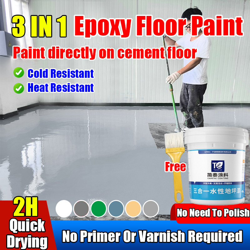 epoxy floor paint cat lantai simen Suitable For Warehouse,Workshop ...