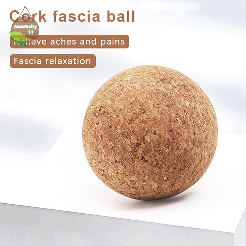 NBBY Cork Massage Ball Back Massage Foot Massager Yoga Ball Tension ...