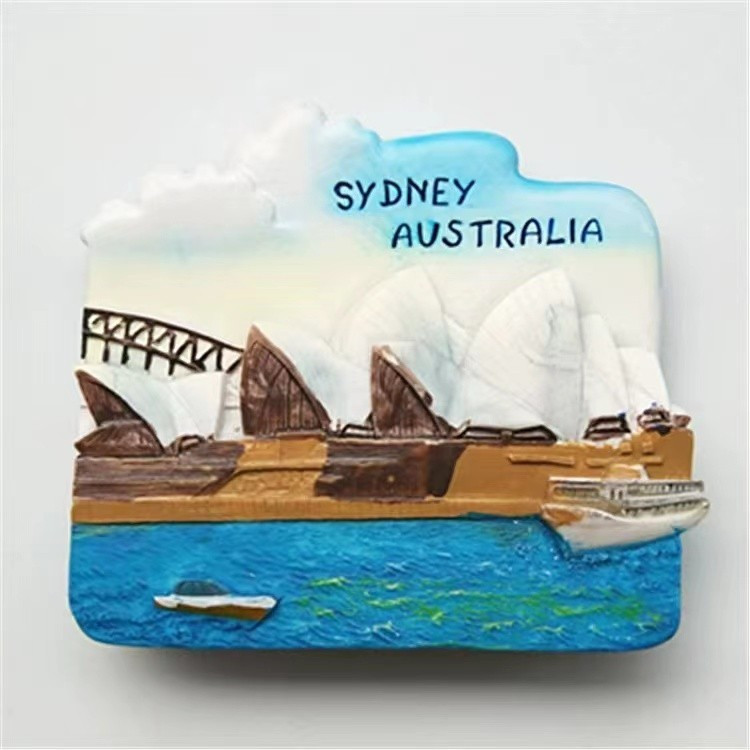 Refrigerator Magnets Sydney Opera House Resin Refrigerator Magnets ...