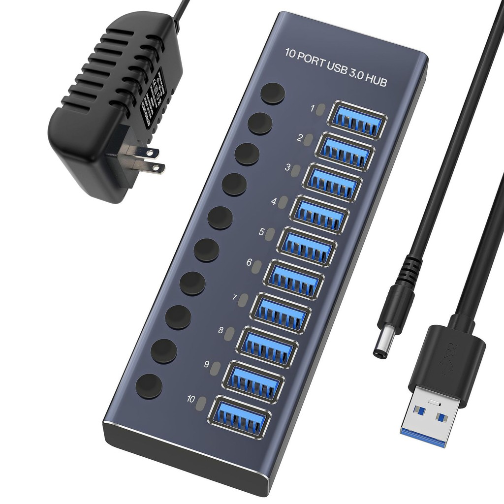 Multifunctional Charging USB3.010-Port Hub HUB Docking station with ...