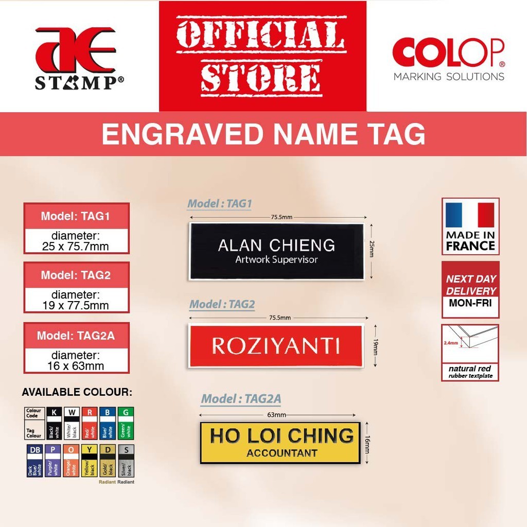 Engraved Name Tag | Custom Made Name Tag | Teachers Students teacher ...