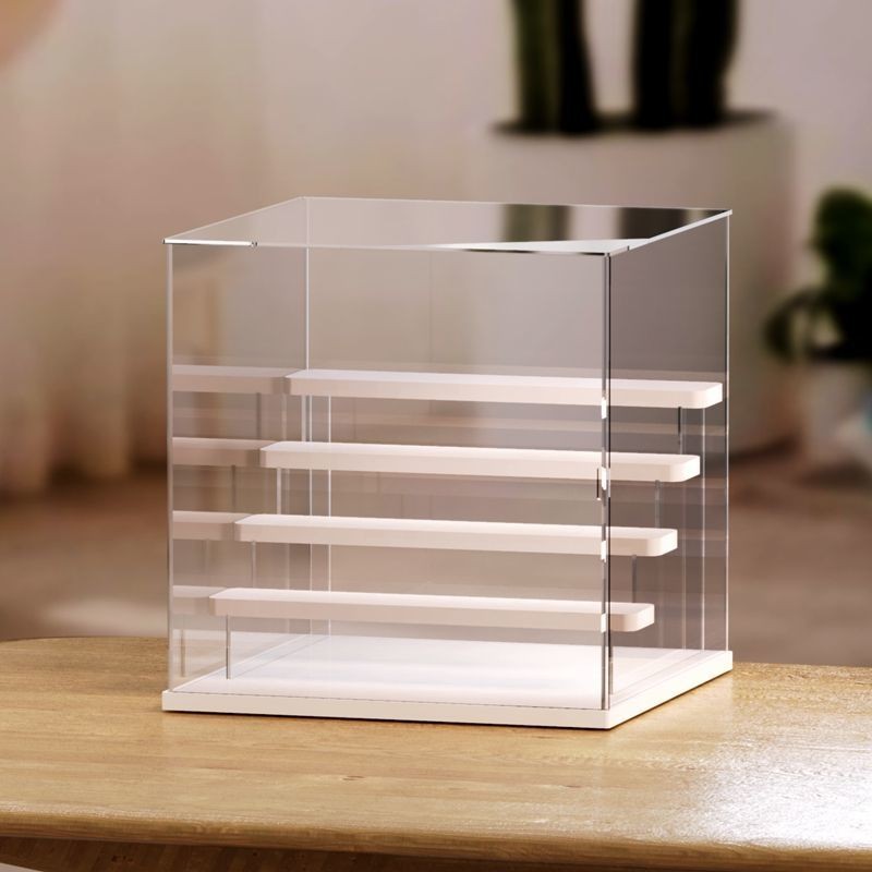 Acrylic Large Capacity Blind Box Storage Display Shelf Bubble Mat Box ...