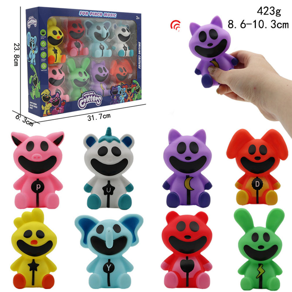 8/10Pcs Poppy Playtime Smiling Critters Action Figure Animal CakeTopper ...