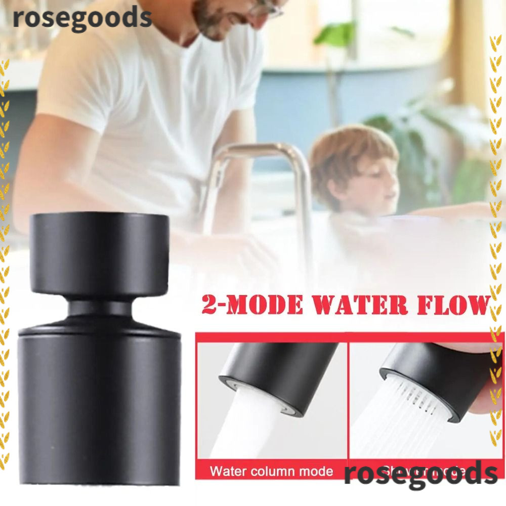 ROSEGOODS1 Water Faucet Aerator, 2 Mode 360° Rotary Faucet Spray Head ...