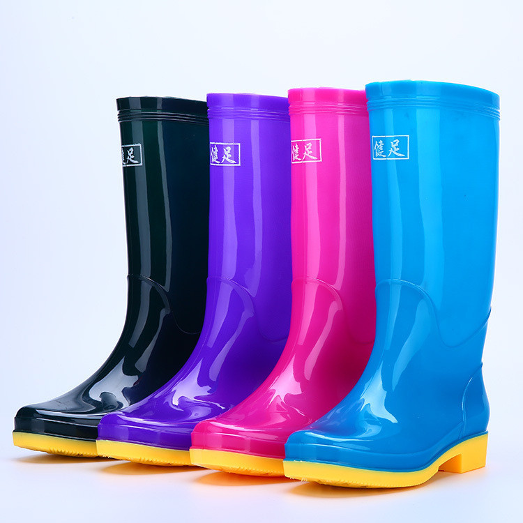 Waterproof Women Colourful Boots Gardening Boots Kasut Kebun Dewasa ...