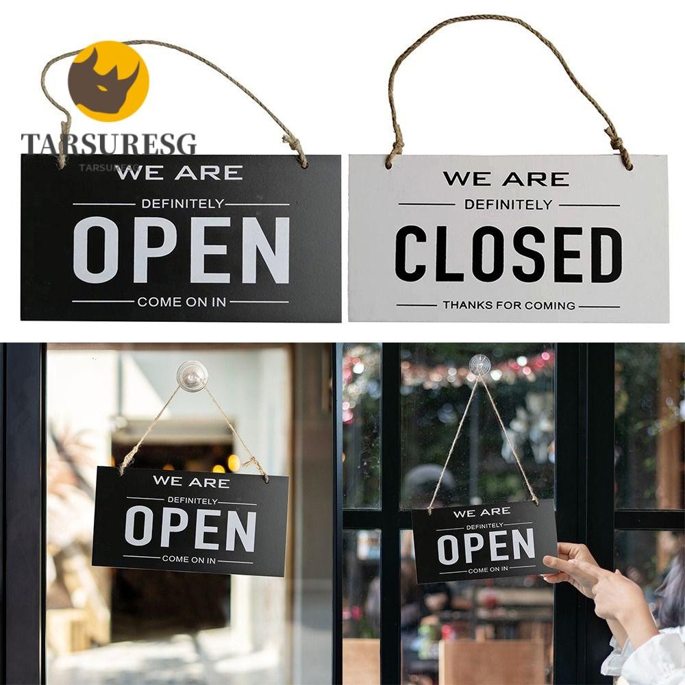 TARSURESG Hotel Bulletin Board, Reminder Signs Double Sided Door Sign ...