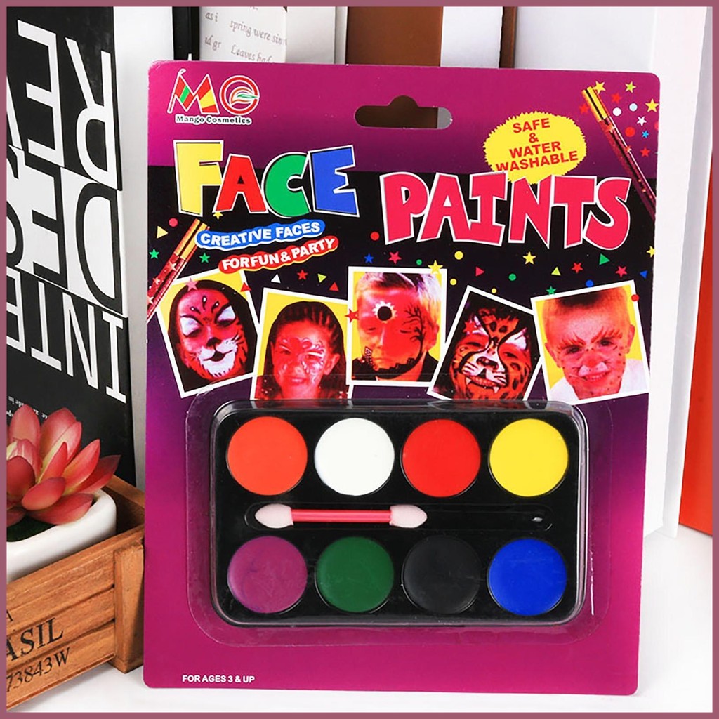 Halloween Face Body Paint Set Kids Party Makeup Kit Face Paint Kit ...
