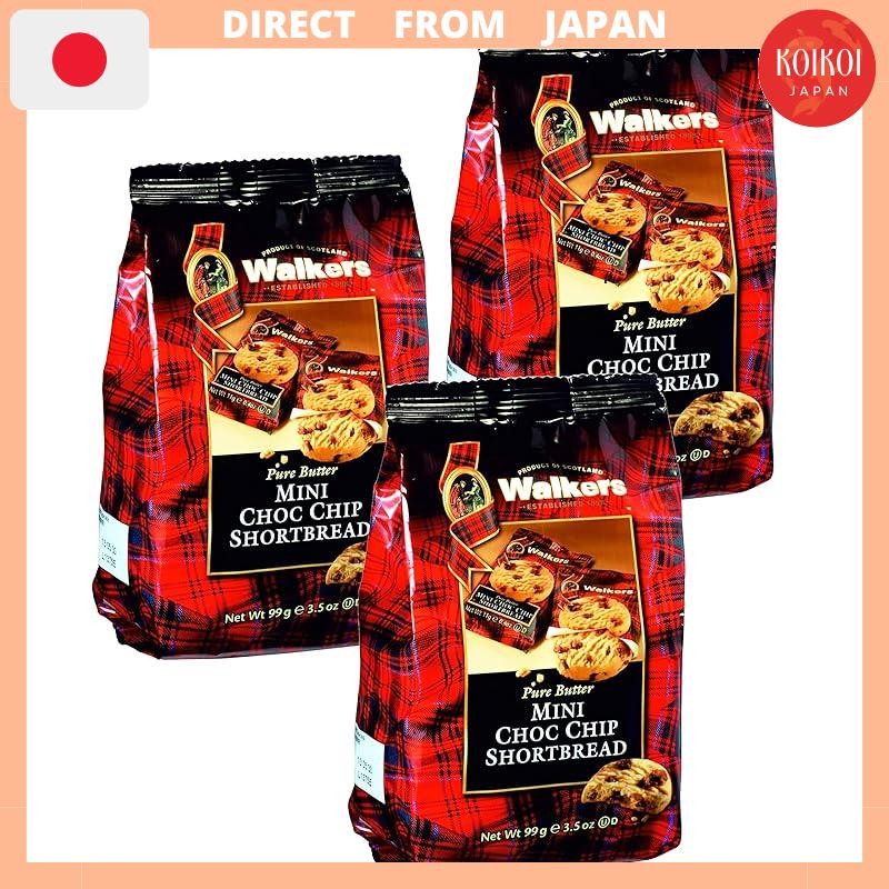 Walkers Flow Pack Chocolate Chip Shortbread 99g x 3 pack | Shopee Singapore