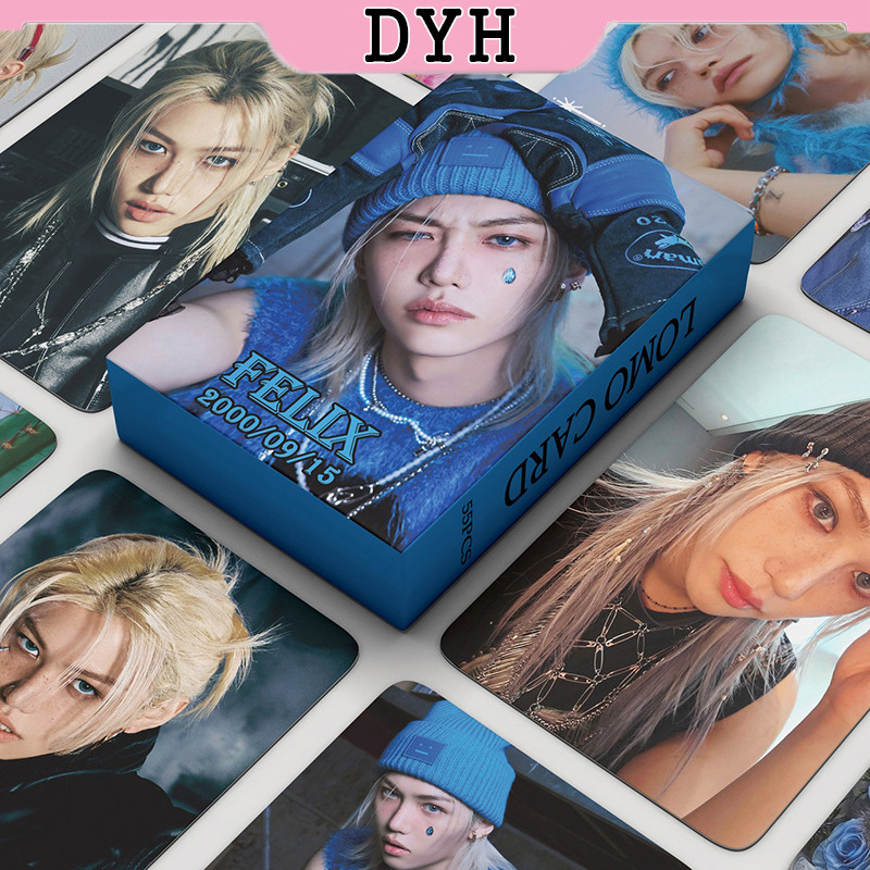 55pcs/box Stray Kids Felix Photocards ATE Album KPOP LOMO Card ...